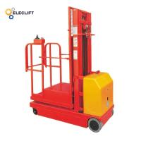 China 1000lbs Capacity Order Picker Forklift Electric 60*30*120 Inches Dimensions for sale