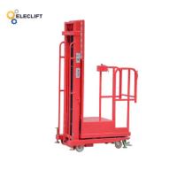 China AC Motor Semi Electric Order Picker With Lifting Height 2.7m-6m for sale