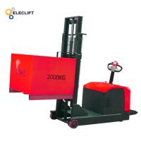 China PLC Control Electric Warehouse Forklift Trucks Lifting Height 6-8 Meters for sale