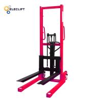 China Steel Hand Manual Pallet Stacker With 1000-3000kg Capacity for sale