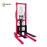 China Steel Hand Manual Pallet Stacker With 1000-3000kg Capacity for sale