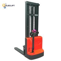 China 690 Mm Fork Width Fully Electric Pallet Stacker Efficient Storage Solution for sale