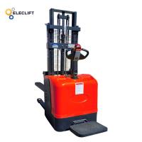 China 1150mm Fork Electric Pallet Truck Stacker 210Ah With 1450mm Min. Turning Radius for sale