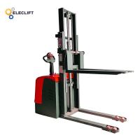 China 1150mm Fork Electric Pallet Truck Stacker 210Ah With 1450mm Min. Turning Radius for sale