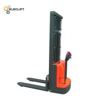 China 690 Mm Fork Width Fully Electric Pallet Stacker Efficient Storage Solution for sale