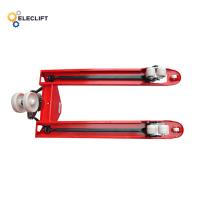 China Steel Manual Pallet Jack Powder Coating 1150-2050mm Fork Length for sale