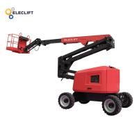 China 30m Telescopic Boom Lift 4WD Narrow Electric Articulating Boom Lift for sale