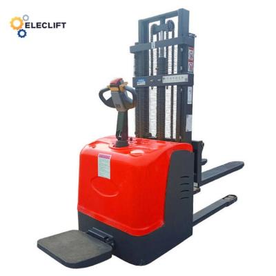 China Speed 24V Full Electric Pallet Stacker With 1450mm Turning Radius And 1000-3000kg Load Capacity for sale