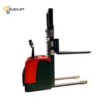 China Speed 24V Full Electric Pallet Stacker With 1450mm Turning Radius And 1000-3000kg Load Capacity for sale