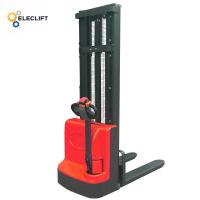 China Full Electric Pallet Stacker With 210Ah Battery Capacity And 0.2m/s Lift Speed for sale