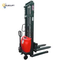 China 1000kg Load Capacity Semi Electric Pallet Stacker With 3 Meters Lift Height for sale