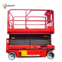China Electric Drive 12 Metres Self Propelled Scissor Lift With 2.27m X 1.12m Platform Size for sale
