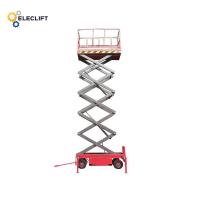 China Electric Mobile Scissor Lift With Hydraulic Drive 2.2kw Power For Easy Maneuverability for sale