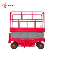 China 1m Extension Length Mobile Scissor Lift With 220V Power Supply for sale