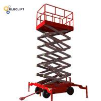 China 500kg-2000kg Load Capacity Mobile Scissor Lift Electric Platform Lift for sale