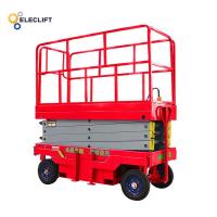 China Electric Mobile Scissor Lift With 500 Kg Load Capacity 2.2kw Power Lift Speed 0.2m/s for sale