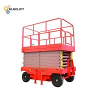 China Electric Mobile Scissor Lift With Hydraulic Drive 2.2kw Power For Easy Maneuverability for sale