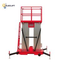 China Wooden Case Package Aluminum Lift Platform Self Propelled Single Man Lift For Painting for sale
