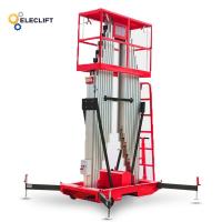 China Wooden Case Package Aluminum Lift Platform Self Propelled Single Man Lift For Painting for sale