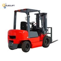 China Power Steering Duplex Mast Forklift Up To 10 000 Lbs Hydraulic / Mechanical Brakes 16km/h for sale