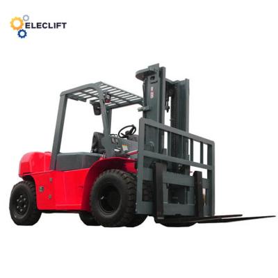 China Power Steering Duplex Mast Forklift Up To 10 000 Lbs Hydraulic / Mechanical Brakes 16km/h for sale