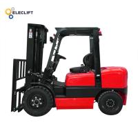 China Load Capacity 2000 Lbs 4 Wheel Electric Forklift Turning Radius Up 10 Ft for sale