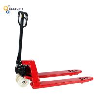 China Capacity 1000-2000kg Manual Pallet Truck 580mm / 685mm Overall Width for sale