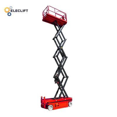 China Extendable Mini Scissor Lift With 0.8 Kw Motor Power And 25% Gradeability for sale