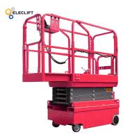China Lowering Speed 0.2m/S Small Electric Scissor Lift Indoor Use for sale