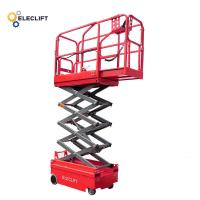 China Extendable Mini Scissor Lift With 0.8 Kw Motor Power And 25% Gradeability for sale
