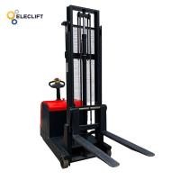 China 980mm Wheelbase Electric Warehouse Forklift With Fork Width 0.7-1.2 Meters for sale