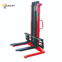 China Heavy Duty Manual Pallet Stacker With 1000kg Capacity / 1150mm Fork Length By ELECLIFT for sale