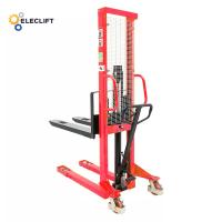 China Load Capacity 1000kg Manual Pallet Stacker CE for sale
