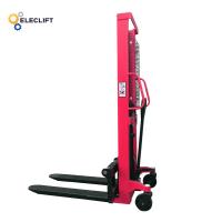 China 1 Ton Manual Pallet Stacker 500mm Load Center Easy Operation for sale