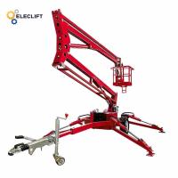 China Anti Corrosion Steel Telescopic Boom Lift With 39ft Max Height for sale