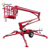 China Anti Corrosion Steel Telescopic Boom Lift With 39ft Max Height for sale