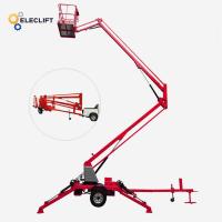 China Efficient Compact Narrow Electric Articulating Boom Lift Platform 2.44m X 0.76m for sale