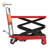China Powder Coated Steel Scissor Lift Table Easy Operation With Safety And Convenience for sale