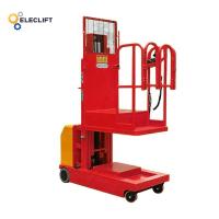 China AC Motor Electric Order Picker With 90 Fpm Lift Speed 1.2m Length PLC Control System for sale