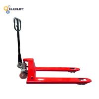 China 2000 Kg Heavy Duty Manual Pallet Truck With Polyurethane Steering Wheels for sale