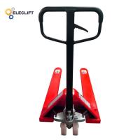 China 2000 Kg Heavy Duty Manual Pallet Truck With Polyurethane Steering Wheels for sale