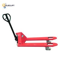 China Polyurethane Steering Wheels 1500kg Manual Pallet Truck 1460mm Lifting Height For Easy Maneuvering for sale
