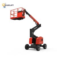 China Impact Steel Telescopic Boom Lift 8km/h Speed 29m Working Height With Solid Tires for sale