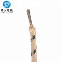 China 30awg-12awg Fiberglass Braided Silicon Rubber Wire Tinned Copper Conductor for sale