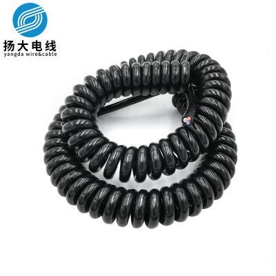 China Multiple Conductor Spiral Wire Coil PVC SR - PVC Insulation Material for sale