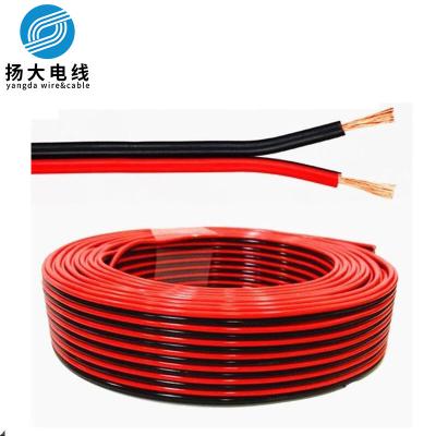 China Flat Flexible 2 Cores Wires And Cables Pvc Insulated Sheathed Chemicals Resistance for sale