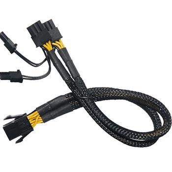 China Customized Electrical Wiring Harness 1 To 3 IDE Molex Power Supply Cable for sale