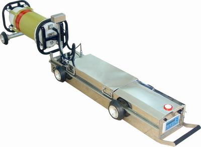 China PLC Controlled X-ray Pipeline Crawler 250Kv 17Ah HXPC-100B with 2000mm Length for Industrial Inspection for sale