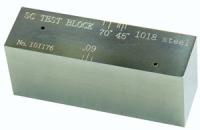 China SC Ultrasonic Calibration Blocks 76.2mm x 31.75mm with 1.6mm Holes for ASTM E164 Compliance for sale