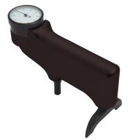 China Barcol Hardness Testing Machine 25-150HBW Portable Aluminum Hardness Tester with 0.5kg Weight and 0.5HBa Resolution for sale